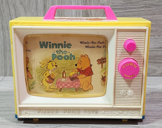 FISHER PRICE VINTAGE 1971 Winnie The Pooh Music Box Tv Classic Toy £31. ...