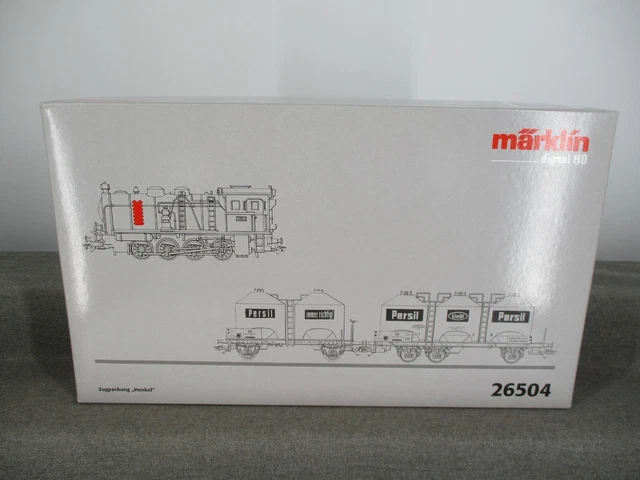 MÄRKLIN SPUR H0 26504 Zugpackung "Henkel" Persil der DB AC MM Digital ...