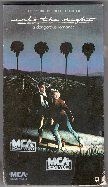 INTO THE NIGHT Sealed VHS Action Thriller Movie MCA Home Video ...