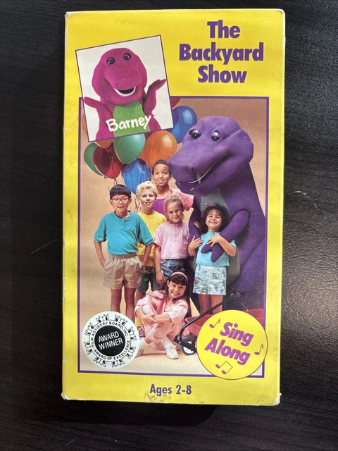 BARNEY (THE PURPLE Dinosaur) - The Backyard Show - Sing Along (VHS Tape ...