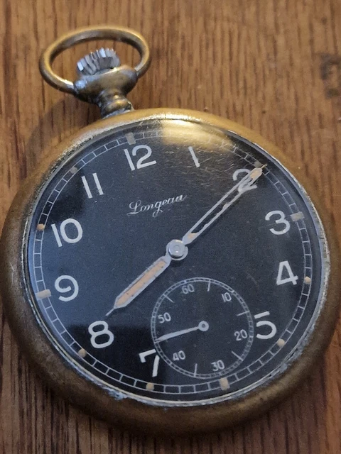 OROLOGIO DA TASCHINO Vintage Enicar Longeau Militare D H Tedesco Gwo ...