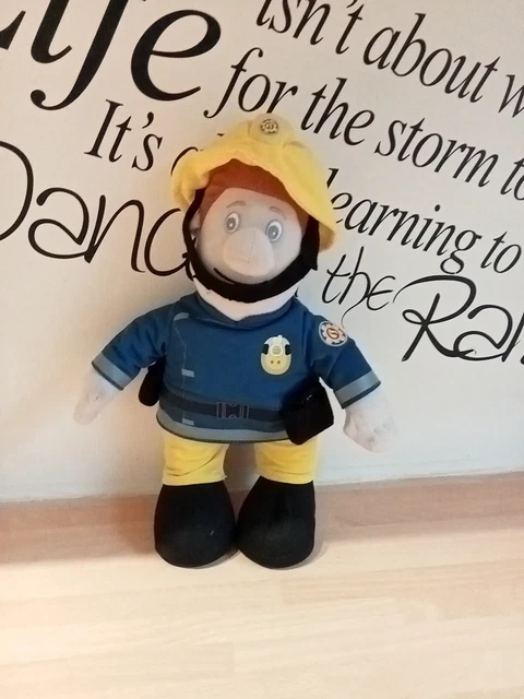 FIREMAN SAM TALKING 13” Tall Soft Plush 2019 Prism Original £7.99 ...