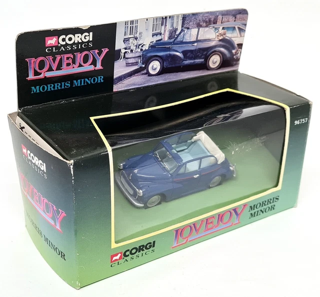 CORGI 1/43 - Lovejoy Morris Minor Convertible Blue Diecast Model Car ...