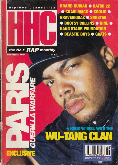 HIP HOP CONNECTION (HHC) magazine, Nov 94, issue 69 (paris) £35.00 ...