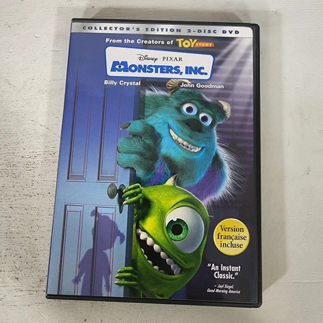 MONSTERS, INC. (DVD, 2002, 2-Disc Set, Collectors Edition) $6.03 ...