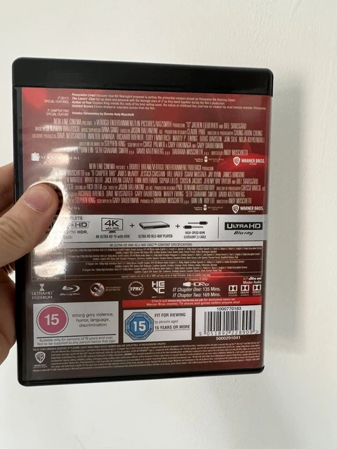 STEPHEN KINGS IT 4k Chapters 1 & 2 4k UHD & Blu Ray EUR 21,26 - PicClick IT