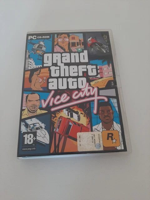 GRAND THEFT AUTO Vice City Pc Cd-Rom Rockstar Ottimo Stato In Italiano ...