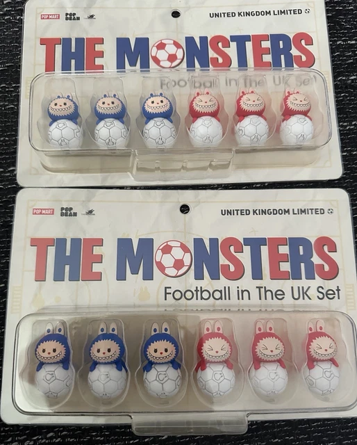 THE MONSTERS LABUBU Football In The UK Set Limited Edition Figurines ...