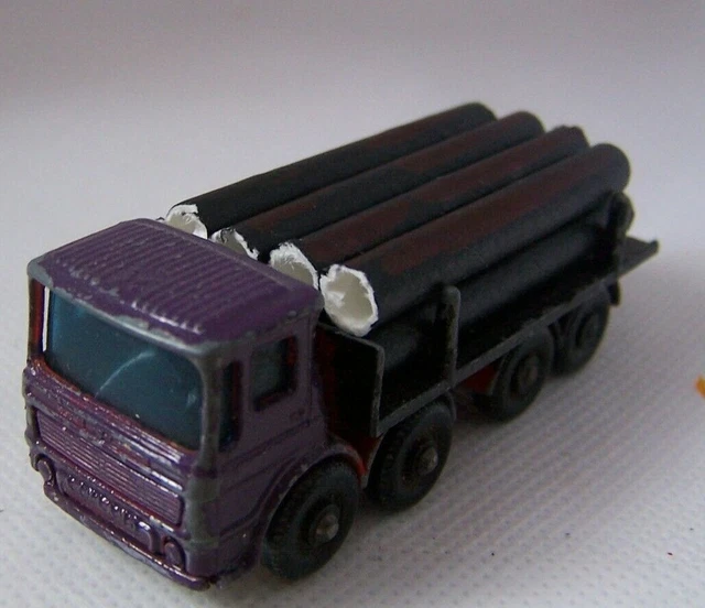 MATCHBOX, LORRY, LEYLAND Pipe Truck, Lesney, Die Cast Model, Vintage £5 ...