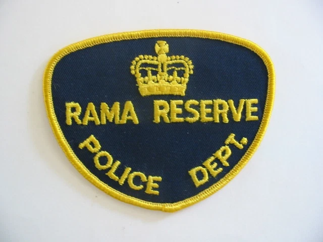 RARE PATCH OF The Rama Reserve First Nation Police Dept., Ontario ...