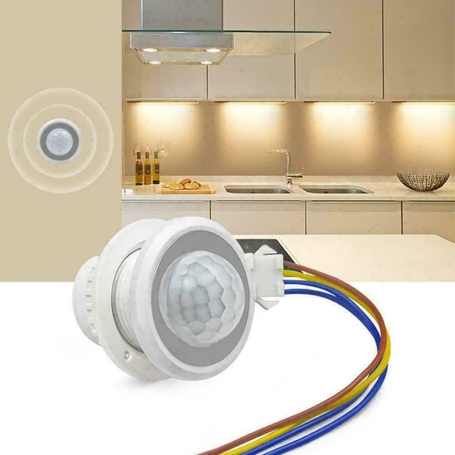 MINI PIR SENSOR Smart 110V 220V LED PIR Infrared Motion FAS Sensor L0I7 ...