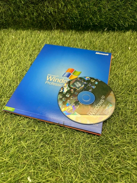MICROSOFT WINDOWS XP Professional + COA PRODUCT KEY + INSTALL DISC CD ...