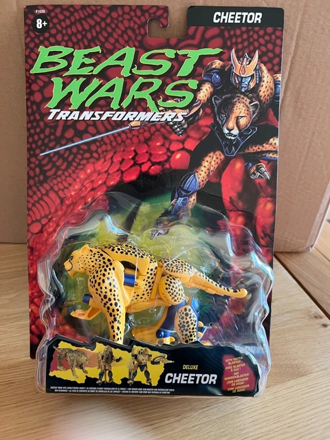 HASBRO TRANSFORMERS BEAST Wars CHEETOR +Secret weapons Tail gun & Chest ...