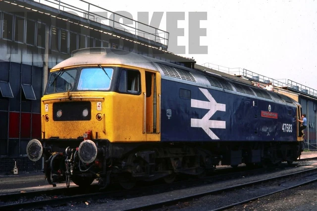 35MM SLIDE BR British Railways Diesel loco Class 47 47583 c1987 Original £4.98 - PicClick UK