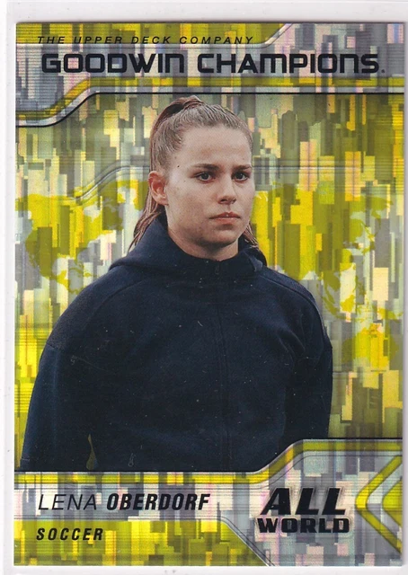 2023 SKYBOX METAL Universe Campeón No. AW-8 Lena Oberdorf Todo El Mundo ...