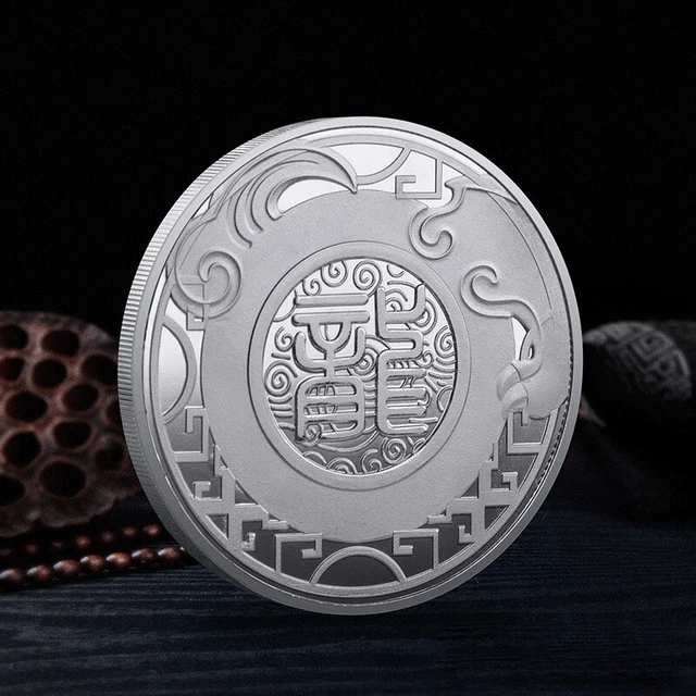 CHINESE DRAGON COMMEMORATIVE Coin 2024 Dragon Zodiac Gold Coin Birthday ... CHINESE DRAGON COMMEMORATIVE Coin 2024 Dragon Zodiac Gold Coin Birthday ...