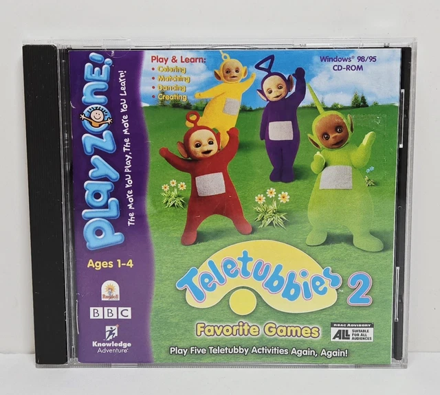 TELETUBBIES 2: FAVORITE Games Ver.1 (PC) - Video Game BBC Windows 98/95 ...