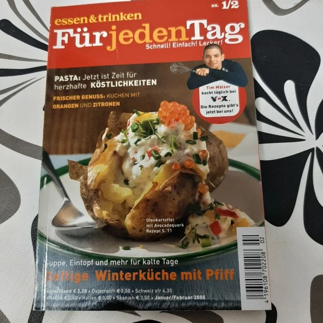 ESSEN & TRINKEN Für jeden Tag 1/2 2005 Kochen Rezepte Tim Mälzer EUR 4 ...