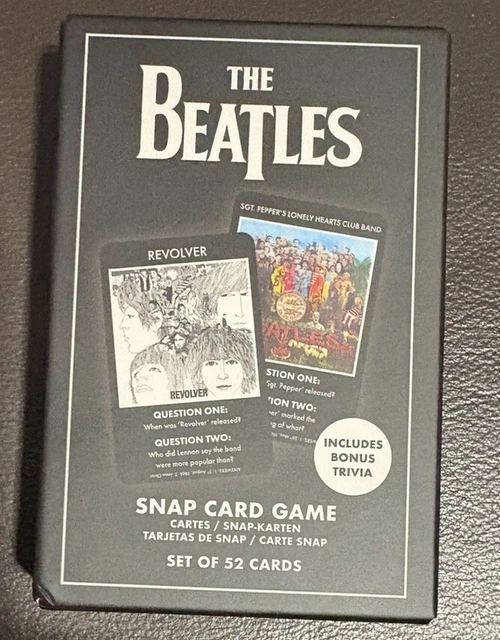 THE BEATLES SNAP Cards Trivia Questions Half Moon Bay Apple Product ...