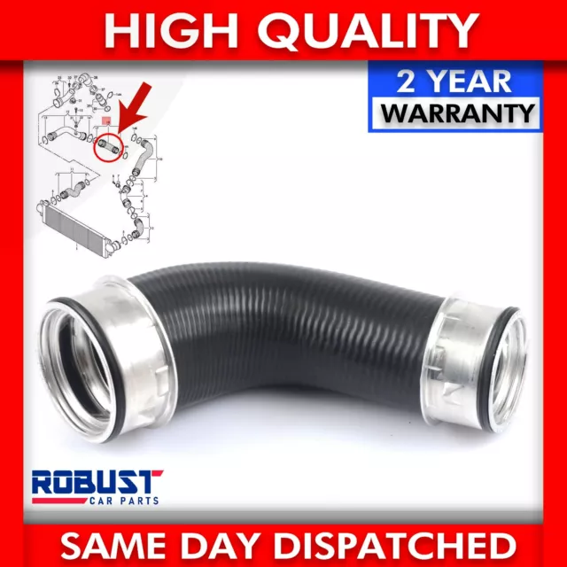 INTERCOOLER TURBO HOSE PIPE FOR VOLKSWAGEN TRANSPORTER T5 1.9 TDi ...