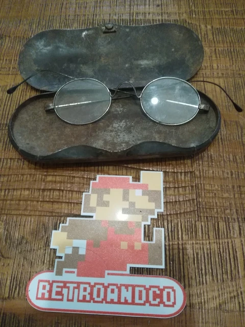 PAIRE DE LUNETTE, lorgnon, binocle ancienne vintage guerre 14/18 ou 39/ ...