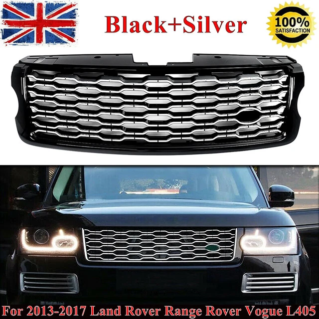 BLACK CHROME FACELIFT Look Front Grill Grille For Range Rover L405 ...