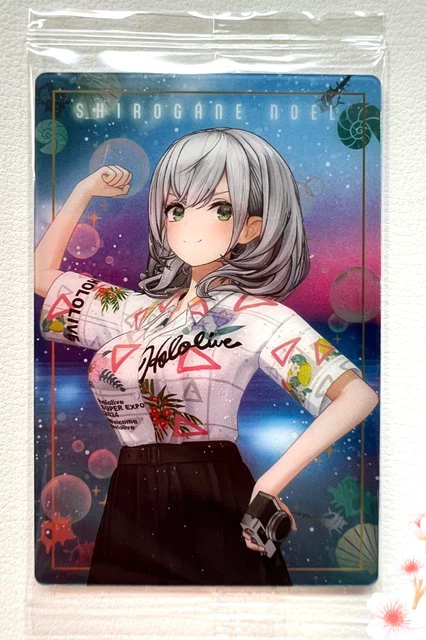 SHIROGANE NOEL WAFER Hololive Super Expo 2024 vol.1 Metallic plastic ...