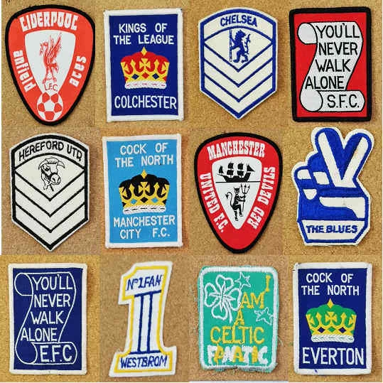 RETRO CLOTH SEW On Football Soccer Patch 1970s Unused Patches - Various ...
