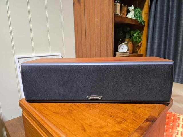 ACCUSOUND SA-800 CENTER Speaker 150W 6-Ohm I Stereo Home HiFi Brown ...
