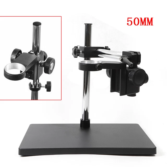 ROTARY ARM STEREO Microscope Boom Stand Lab Heavy Duty Focusing Racking ...