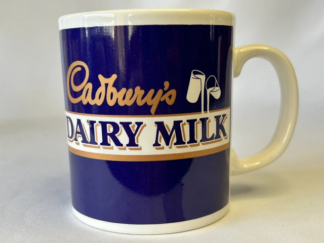 CADBURY’S DAIRY MILK Chocolate Bar Ceramic 1995 Vintage Collectable Mug ...