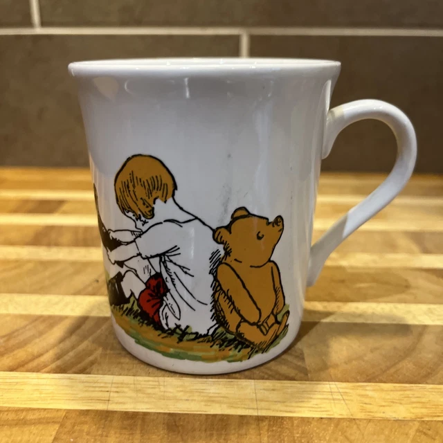 VINTAGE WINNIE THE POOH LEAN AGAINST ME E.H SHEPARD DESIGN Mug MADE IN ...