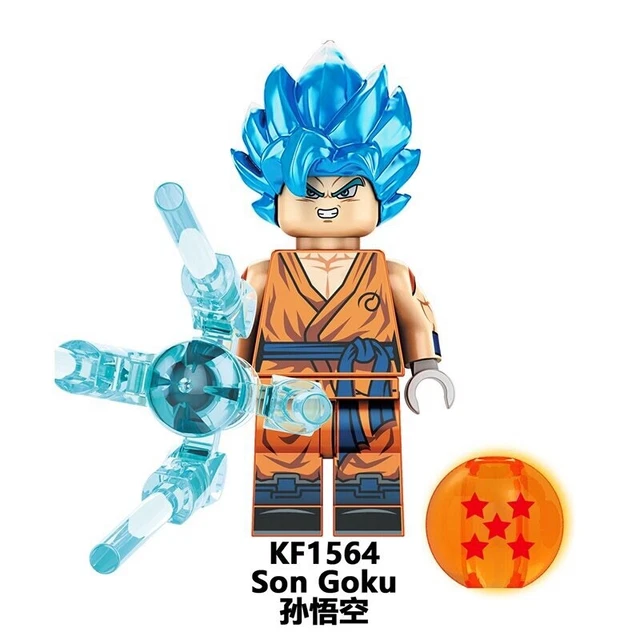 DRAGON BALL SUPER Goku Super Saiyan Blue Anime WM Blocks Mini Figure ...