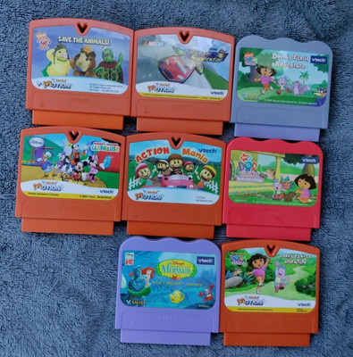 VTECH V.SMILE DISNEY'S The Little Mermaid Ariel's Race car Dora action ...