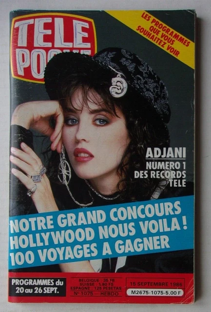 TÉLÉ POCHE N°1075 de 1986 : Isabelle Adjani-Diane Tell-Serge Lama-Prince EUR 6,90 - PicClick FR