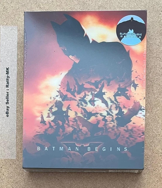 BATMAN BEGINS - Blufans Lenticular 4K Blu Ray Steelbook - New & Sealed ...