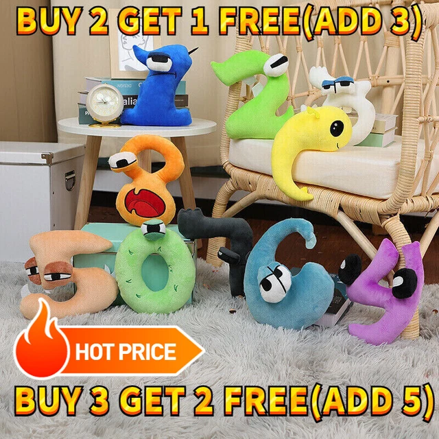 NUMBER LORE BUT are Plush Toy Stuffed Animal Doll Toys Kids Chrismas ...