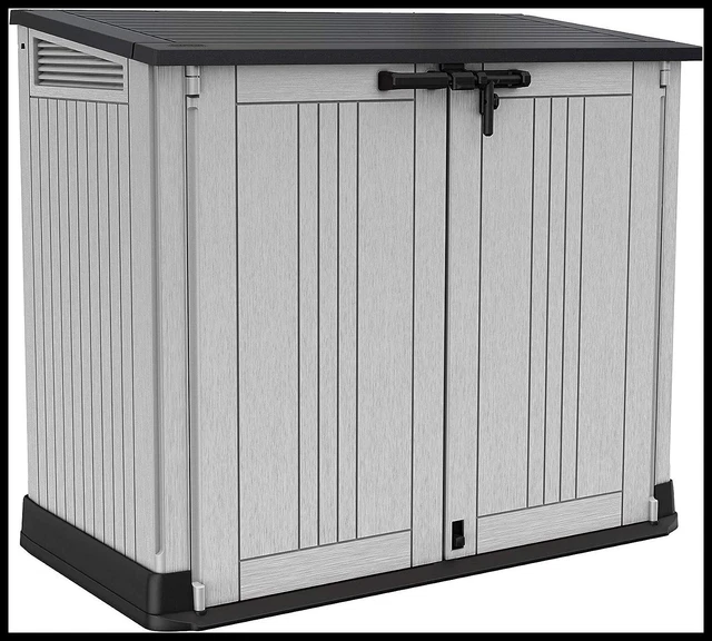 KETER STORE IT Out MAX Garden Lockable Storage Box XL Shed Outside Bike ...