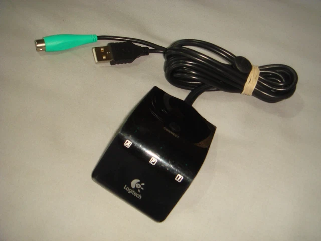 LOGITECH USB & Ps/2 Wireless Mouse & Keyboard Receiver - P/N: 831511 ...