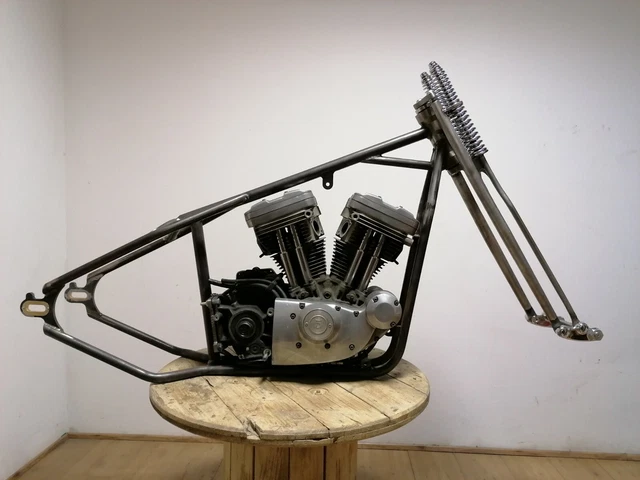 HARLEY DAVIDSON SPORTSTER Evo Rigid Chopper Frame 883 1200 Hard Frame ...