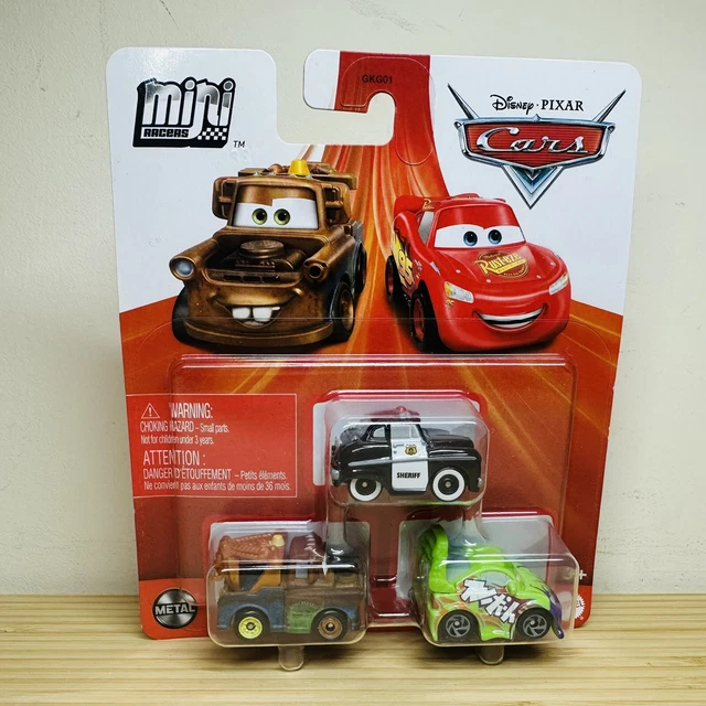DISNEY PIXAR DIECAST Cars - Mater Sheriff Wingo Mini Racers $39.95 ...