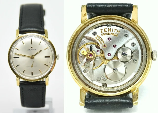 OROLOGIO ZENITH SWISS made caliber 2531 vintage mechanical watch zenit ...