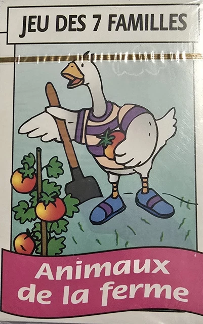 JEU DES 7 familles ,jeu de cartes 7 familles 42 cartes " animaux De La ...
