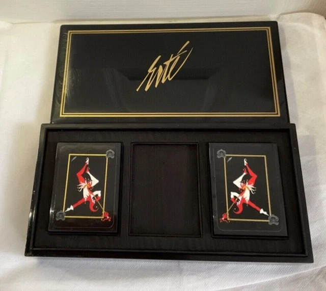 THE ART OF Erte- Special Edition Bridge Cards Produced by Sobranie of ...