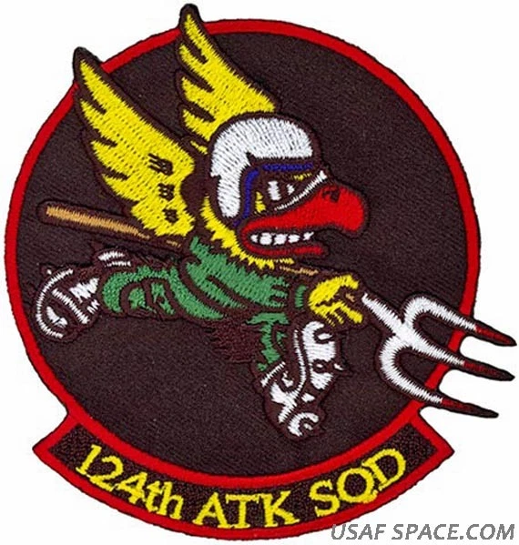USAF 124TH ATTACK SQ ATKS MQ-9 Reaper UAV Precision Strike DRONE ...