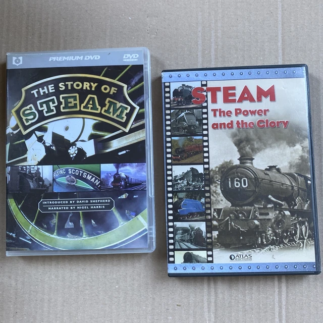 RAILWAY - THE Story of Steam DVD (2005) PLUS STeam thye power and the ...