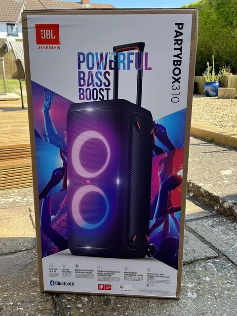 JBL PARTYBOX 310 Portable Bluetooth Party Speaker Black In Hand 100% ...
