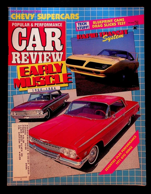 POPULAR & PERFORMANCE Car Review December 1985 Vintage Muscle Cars ...