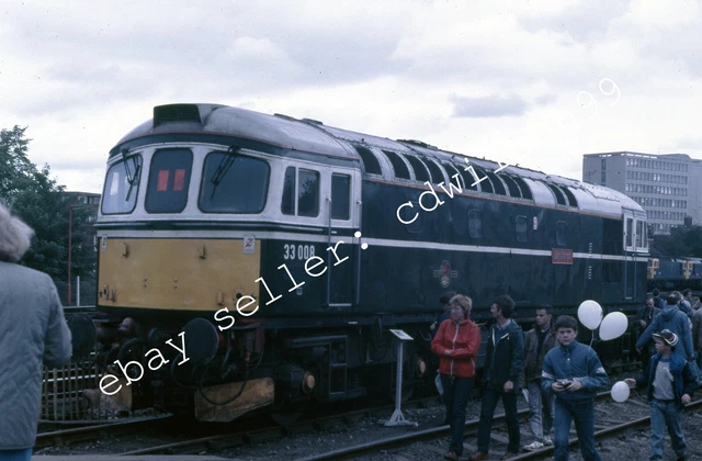 35MM BRITISH RAILWAY Slide - BR Class 33 No. 33008 'Eastleigh' at ...