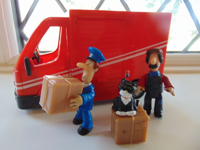 POSTMAN PAT, JESS The Cat & Ted Glen With Talking / Musical Parcel Van ...